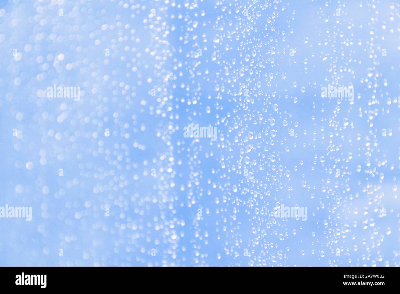 Light cold blue blurred background with water drops pattern Stock Photo ...