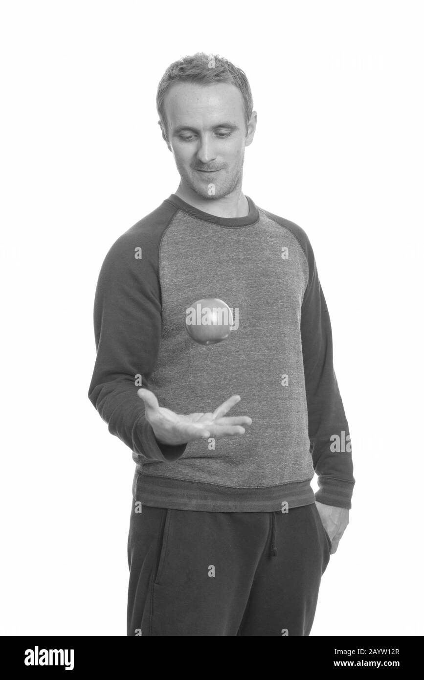 Man throwing food hi-res stock photography and images - Alamy