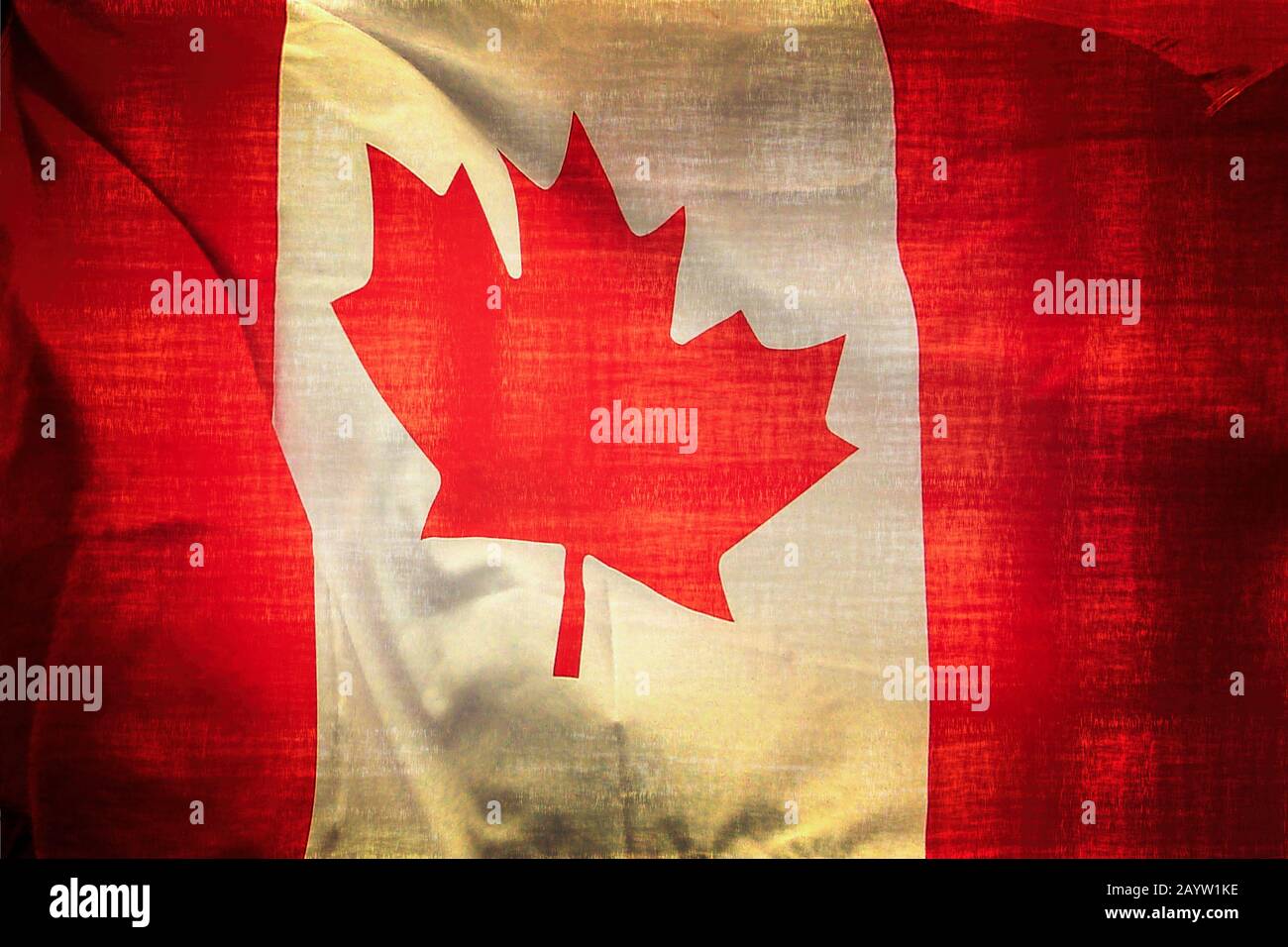 Canadian flag background, vintage texture Stock Photo - Alamy