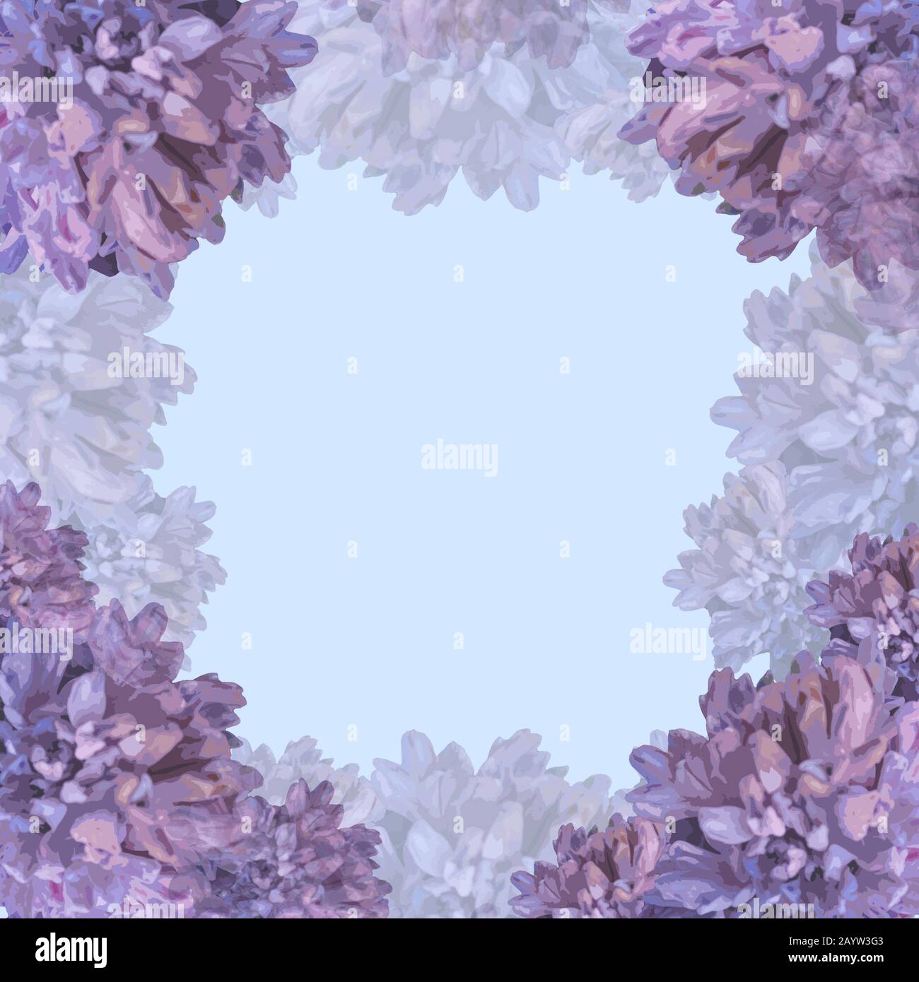 Lavender Background Wedding