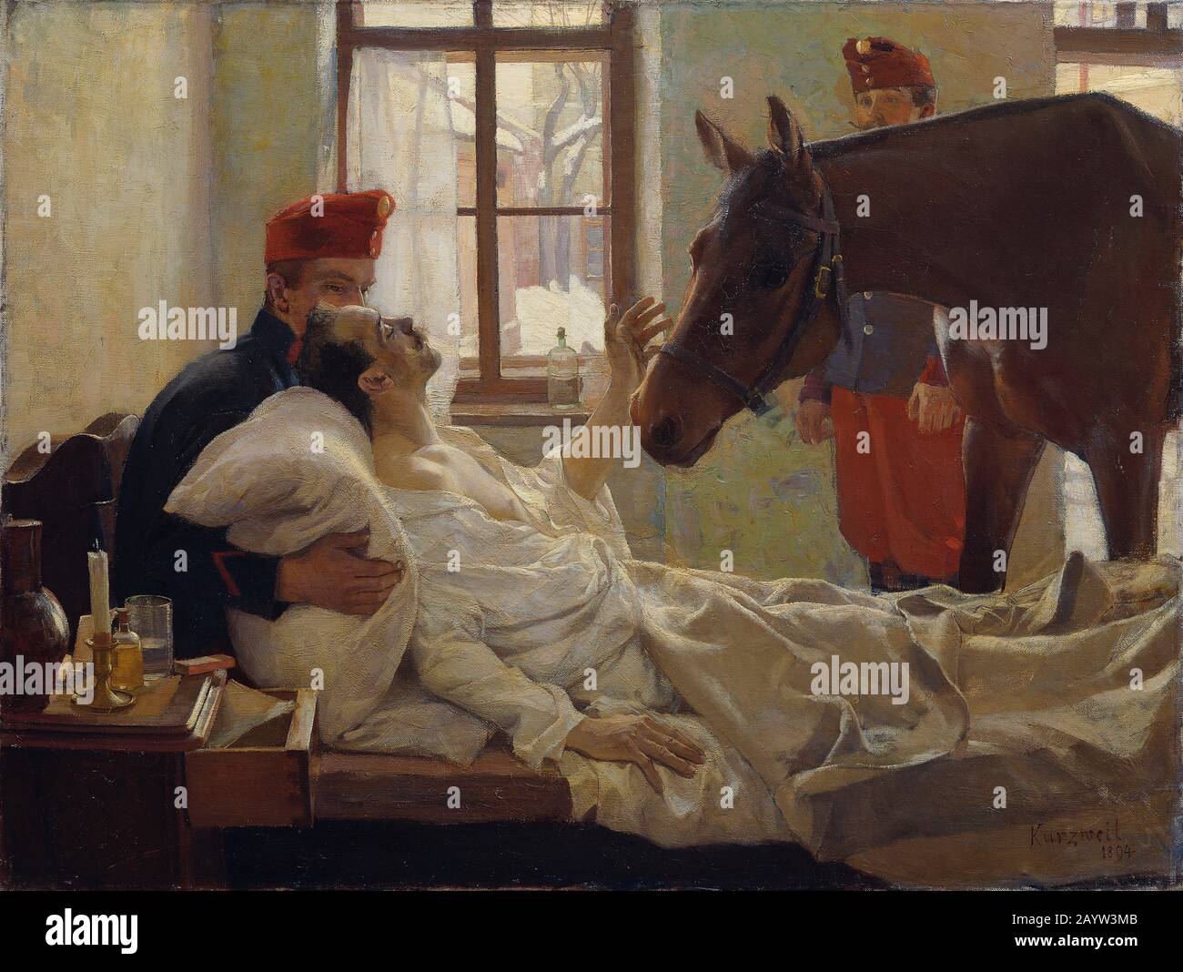 A dear visitor. Museum: Österreichische Galerie Belvedere, Vienna ...