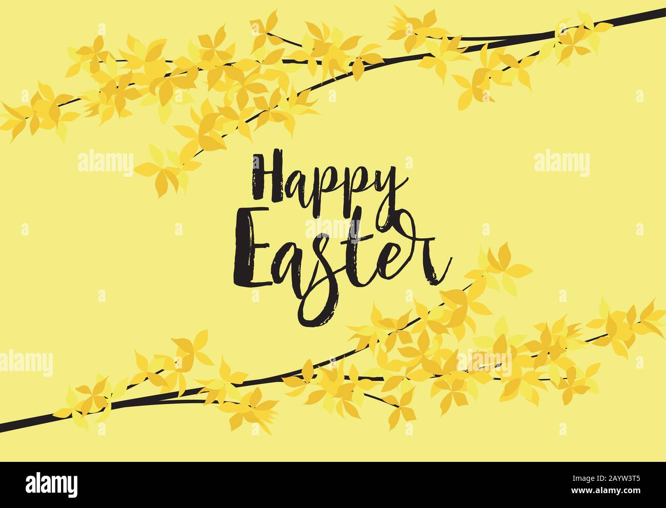 Golden rain flower Stock Vector Images - Alamy