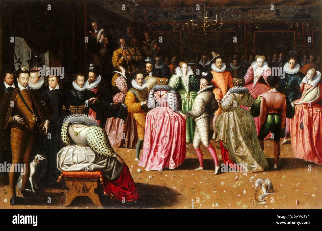 The Ball at the Court of Henry III of France. Museum: Musee du Louvre ...
