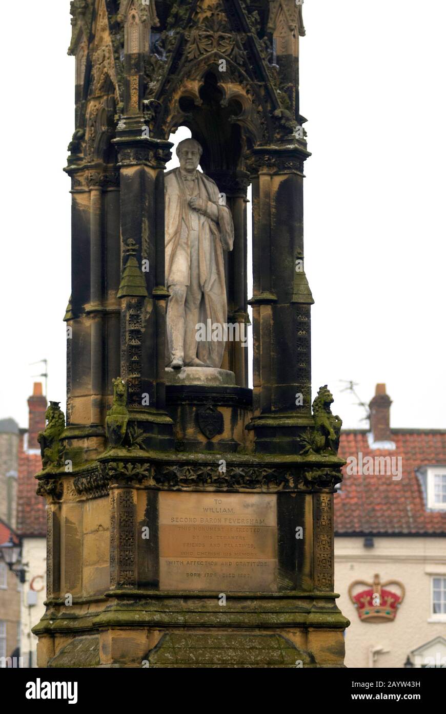 Baron feversham monument hi-res stock photography and images - Alamy