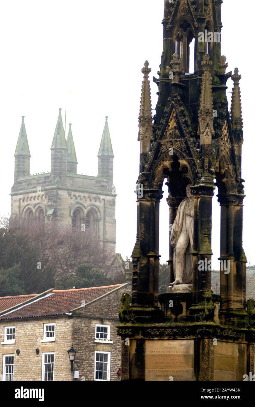 Baron feversham monument hi-res stock photography and images - Alamy