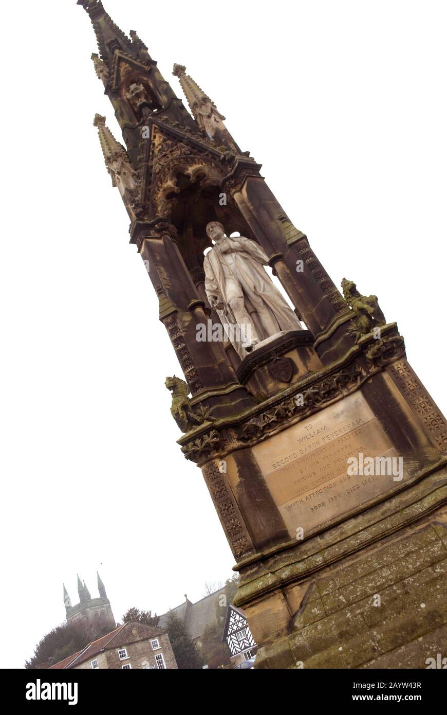 Baron feversham monument hi-res stock photography and images - Alamy