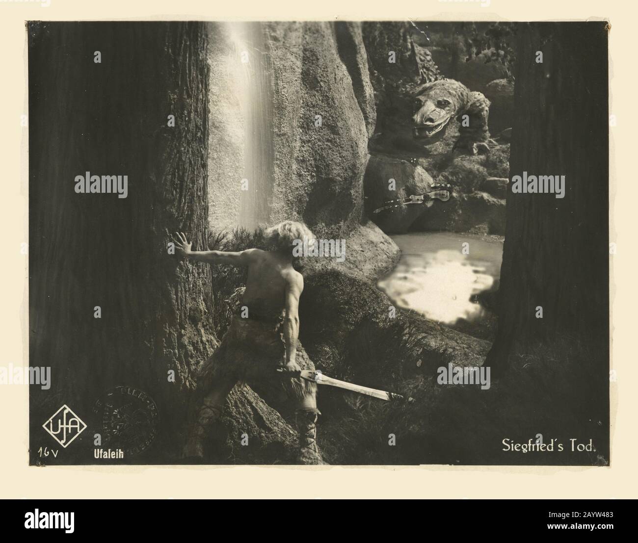Scene from the film Die Nibelungen: Siegfried by Fritz Lang. Museum ...