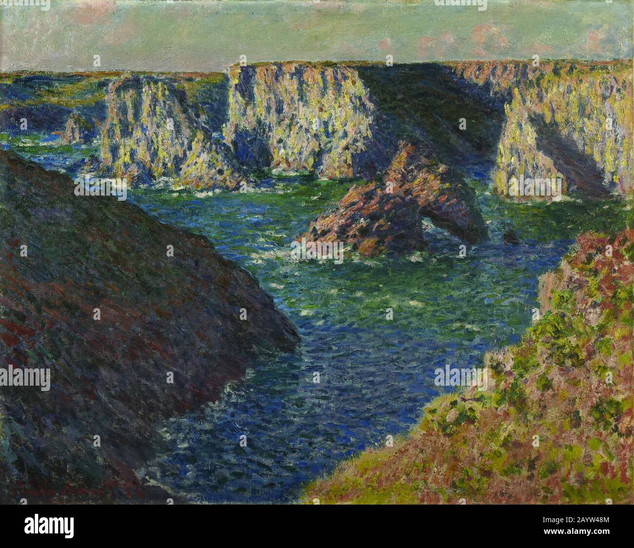 Les Rochers de Belle-Ile (The rocks in Belle-Ile). Museum: Musée des ...