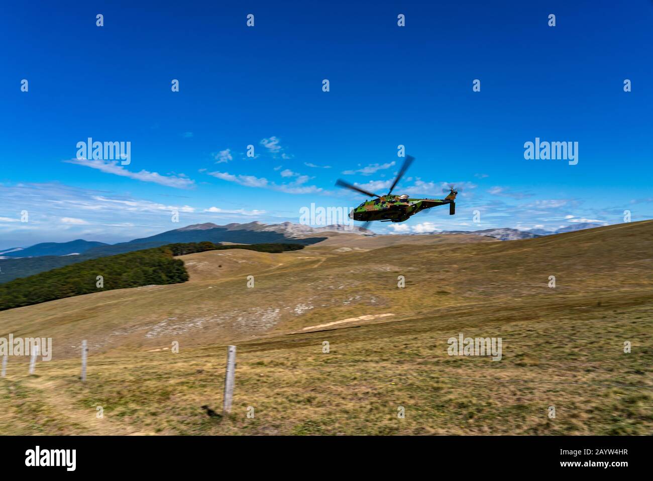 Col de Bataille, Ombleze, France. View on the plateau of Tete de la ...