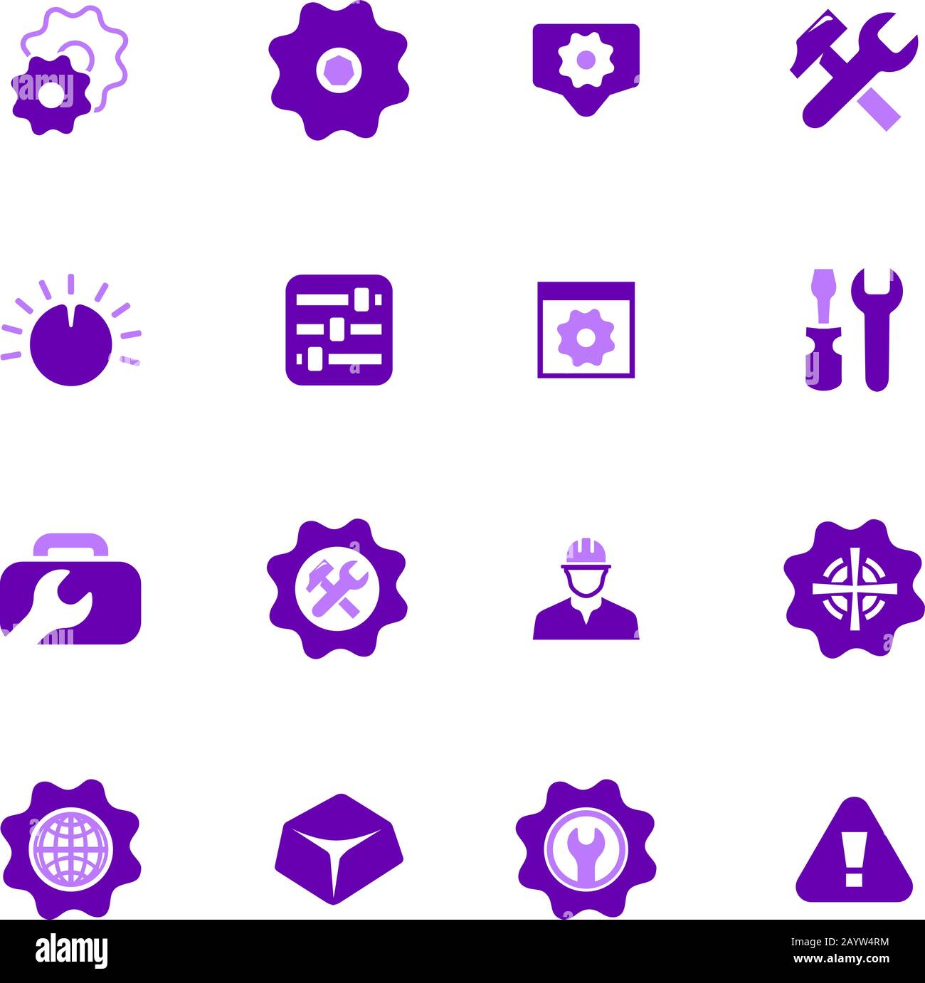 Setting icons set Stock Vector Image & Art - Alamy