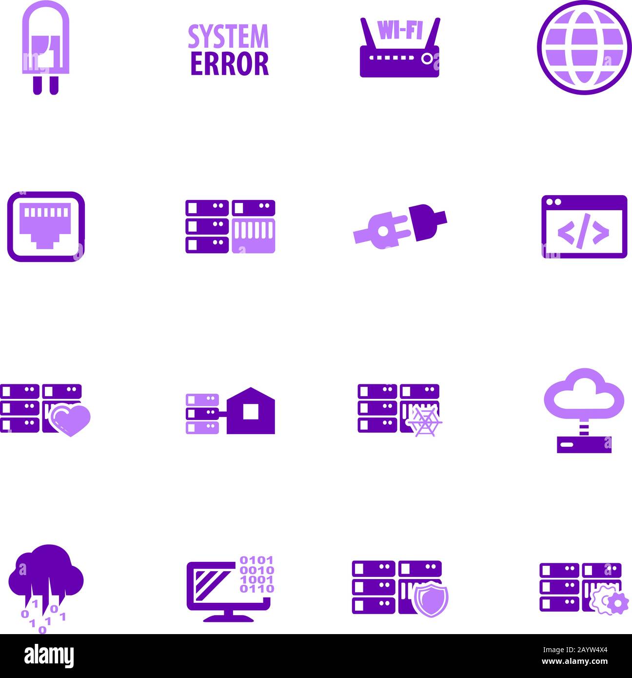 Isolated qr code laptop design Stock Vector Images - Alamy