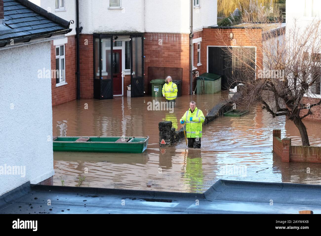 River wye burst its banks hi-res stock photography and images - Alamy