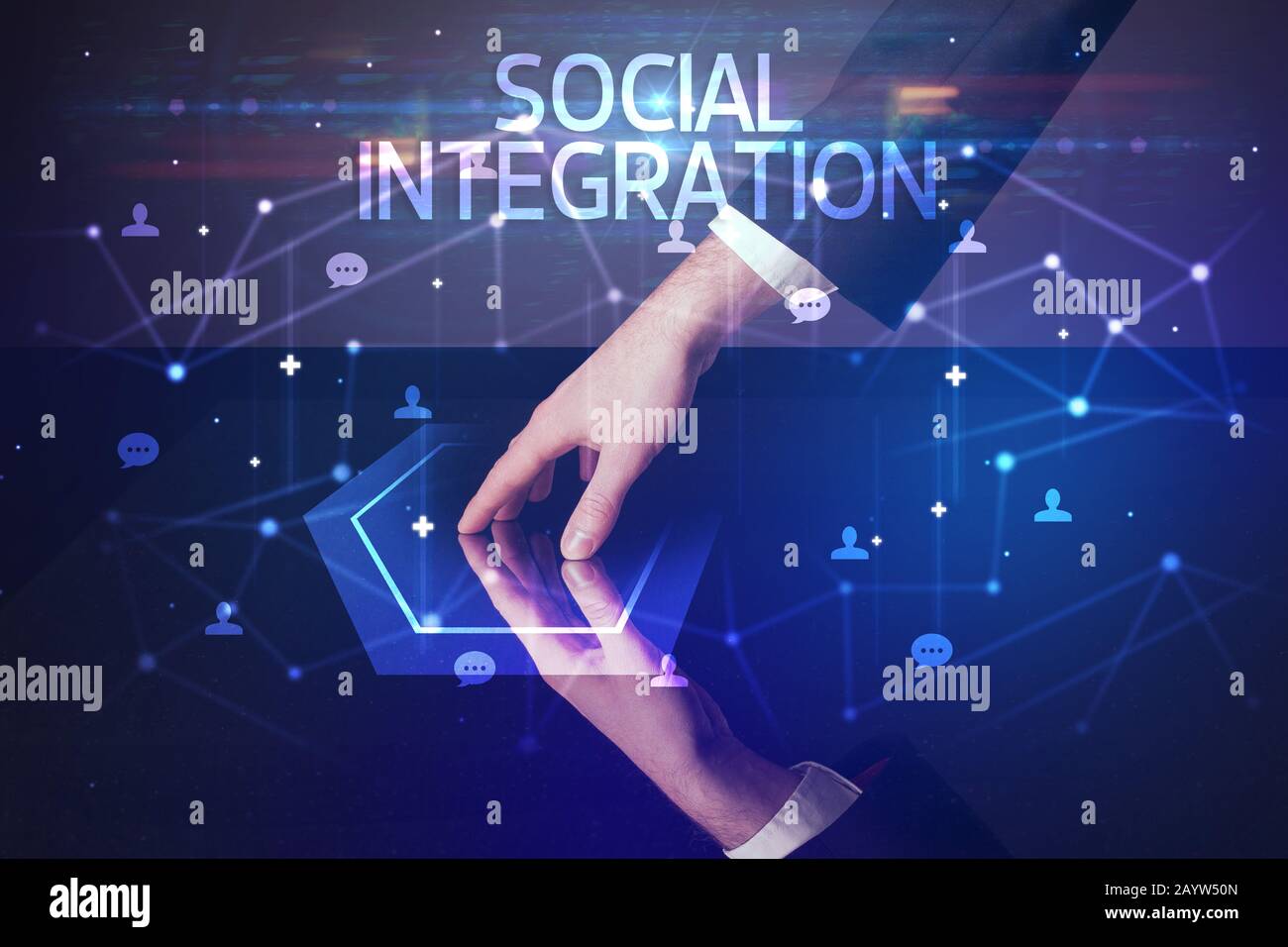 Navigating social networking with SOCIAL INTEGRATION inscription, new ...