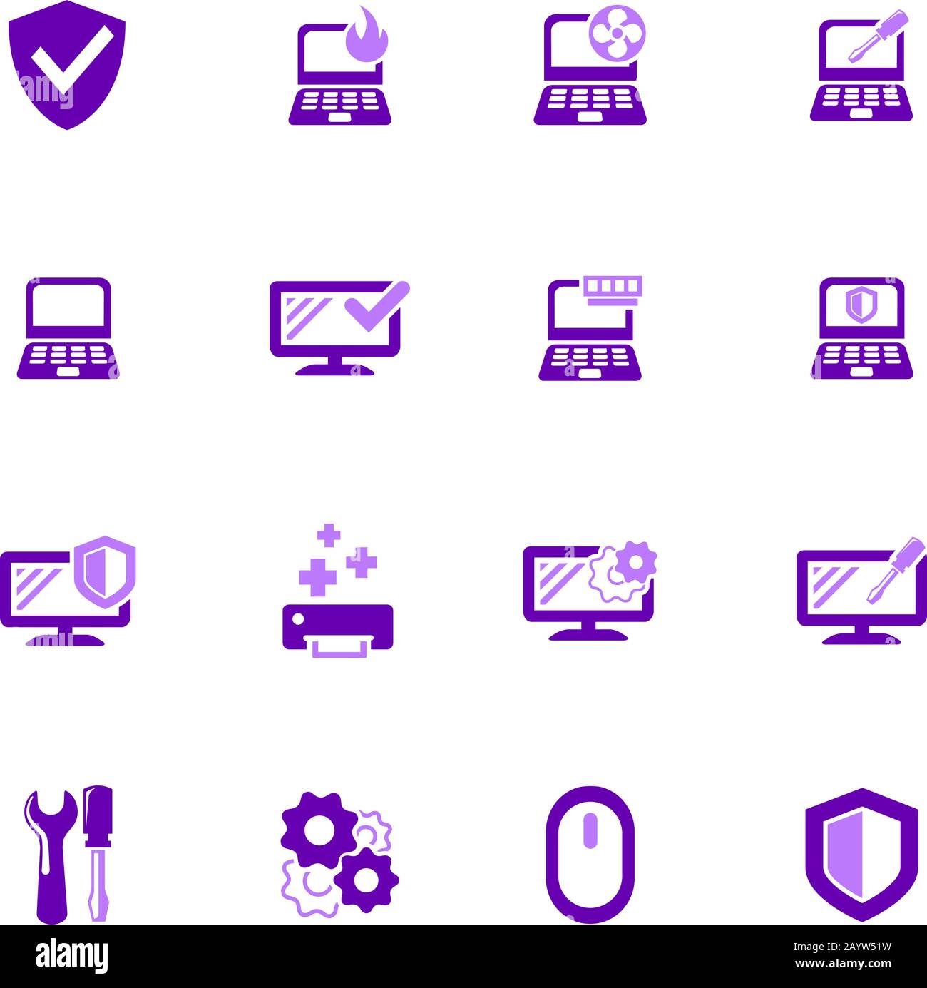 Refueling printer Stock Vector Images - Alamy