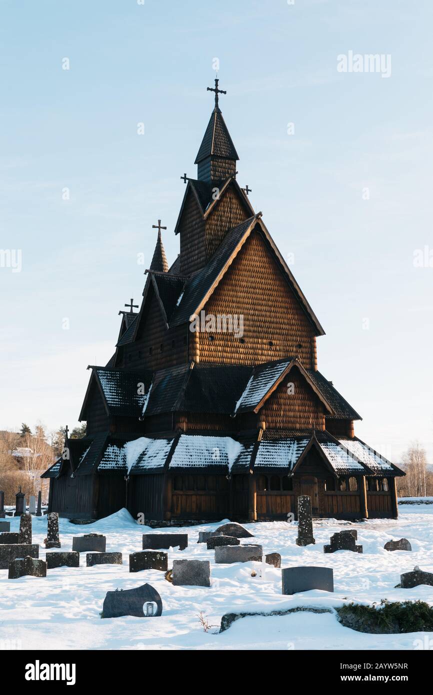Heddal stave church hi-res stock photography and images - Alamy