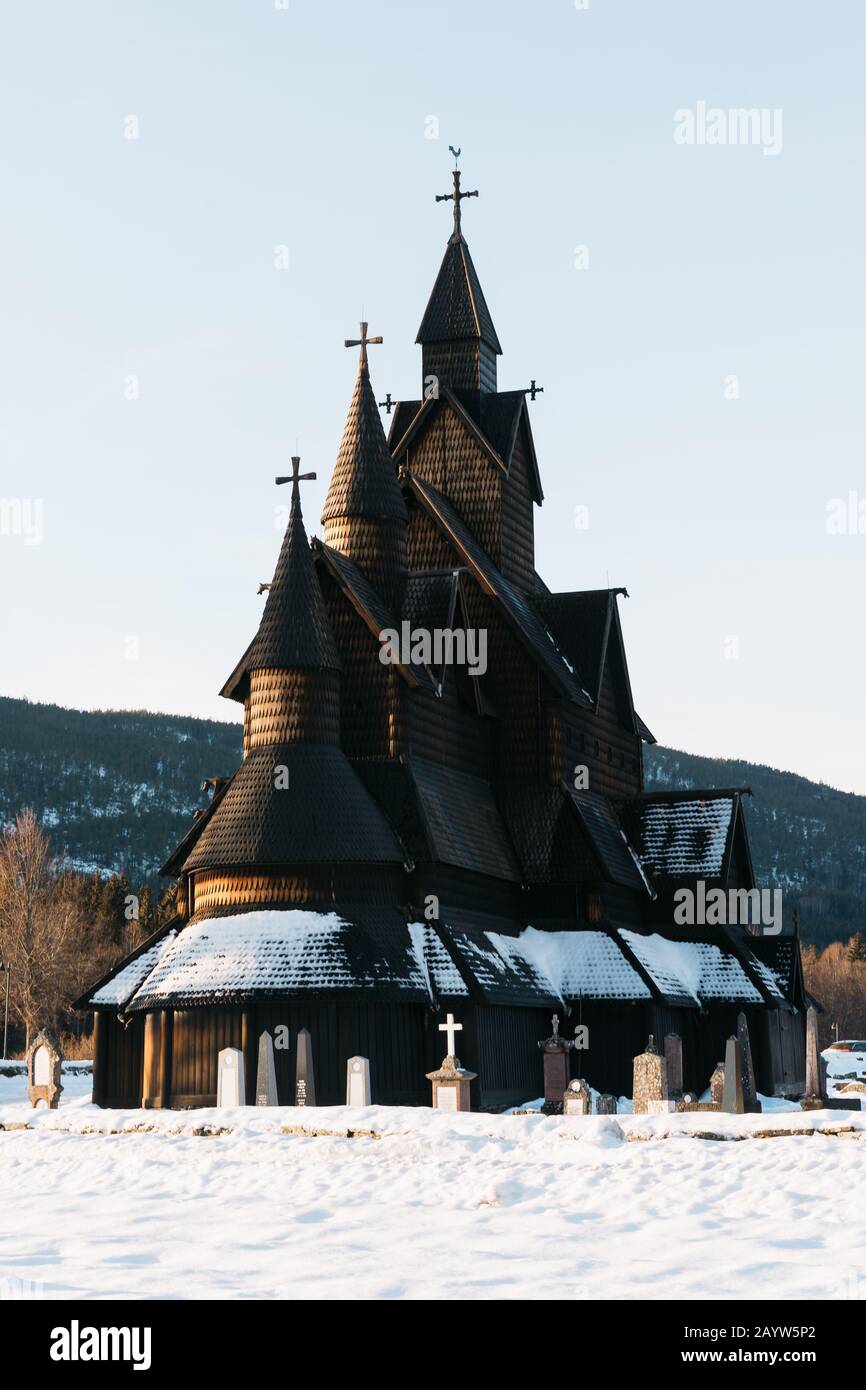 Heddal stave church hi-res stock photography and images - Alamy