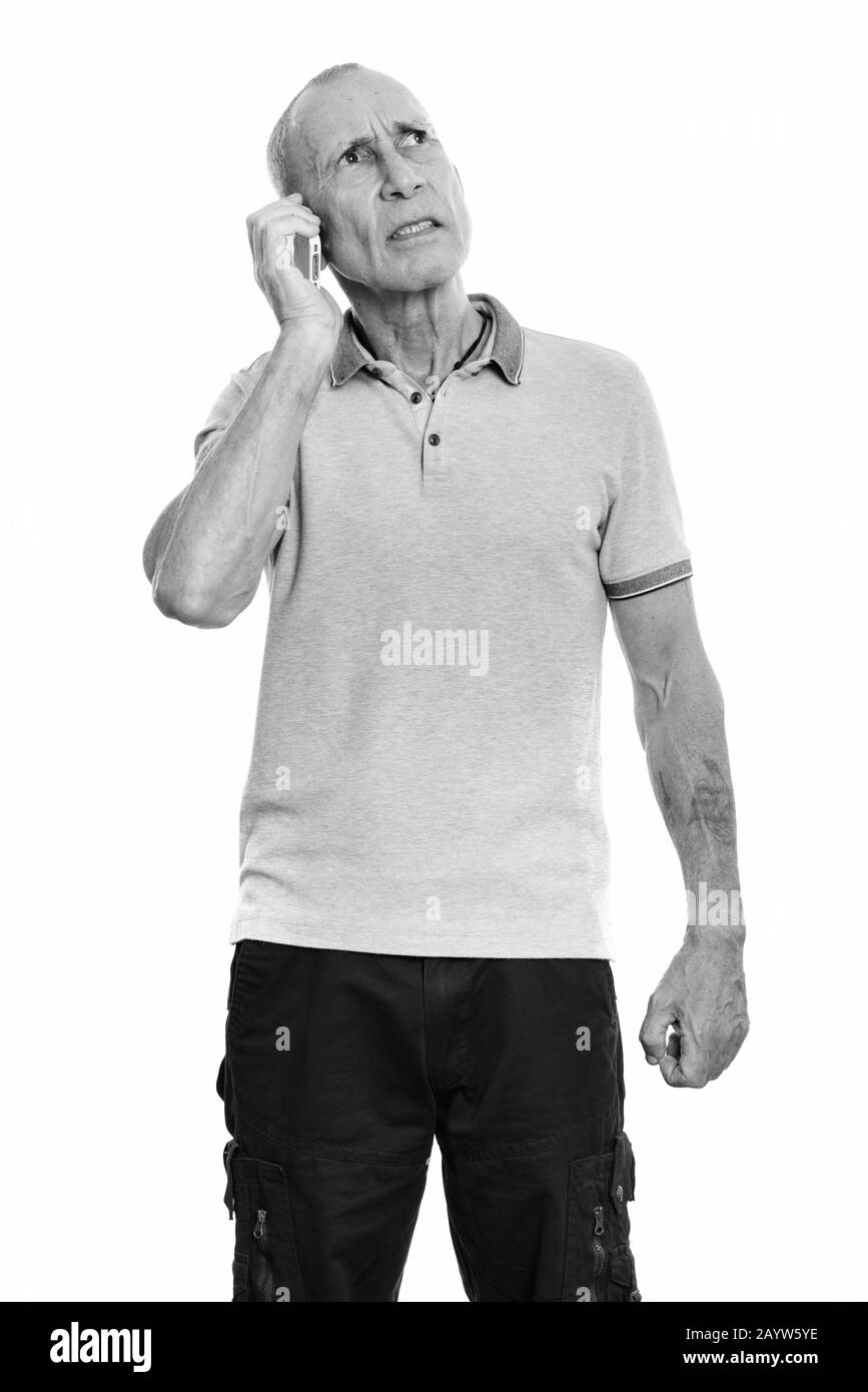 Man standing on digital Black and White Stock Photos & Images - Alamy