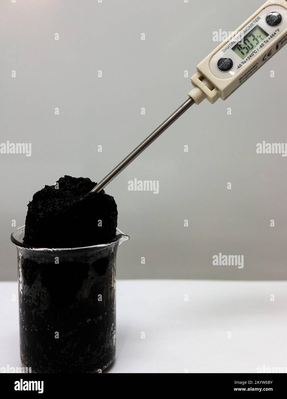 exothermic reaction from adding concentrated sulphuric acid to sugar ...