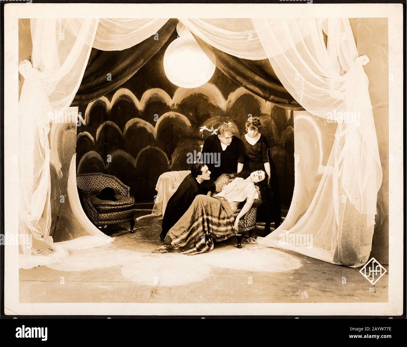 Scene from the film "The Cabinet of Dr. Caligari" by Robert Wiene ...