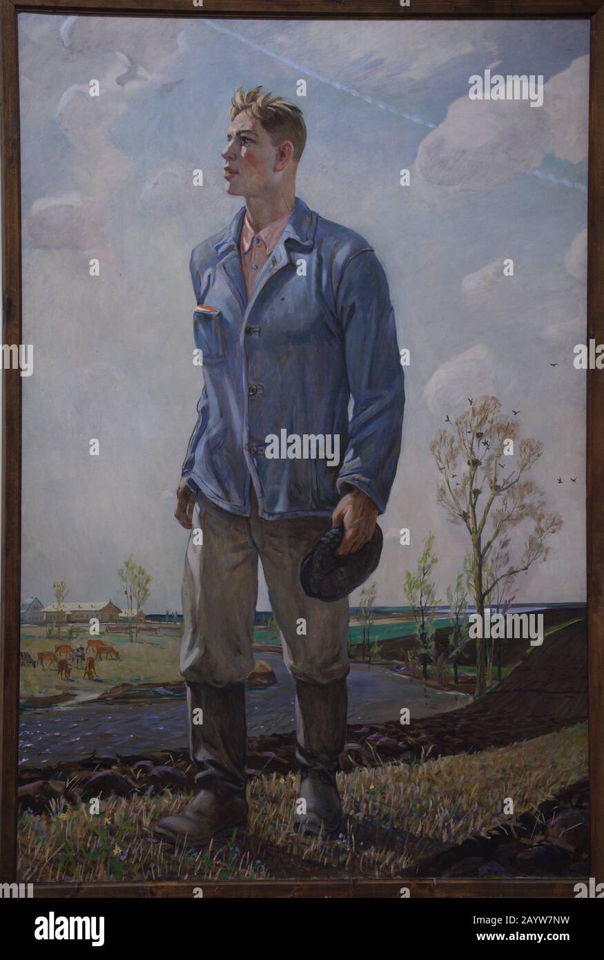 Tractor Driver. Museum: State Russian Museum, St. Petersburg. Author ...