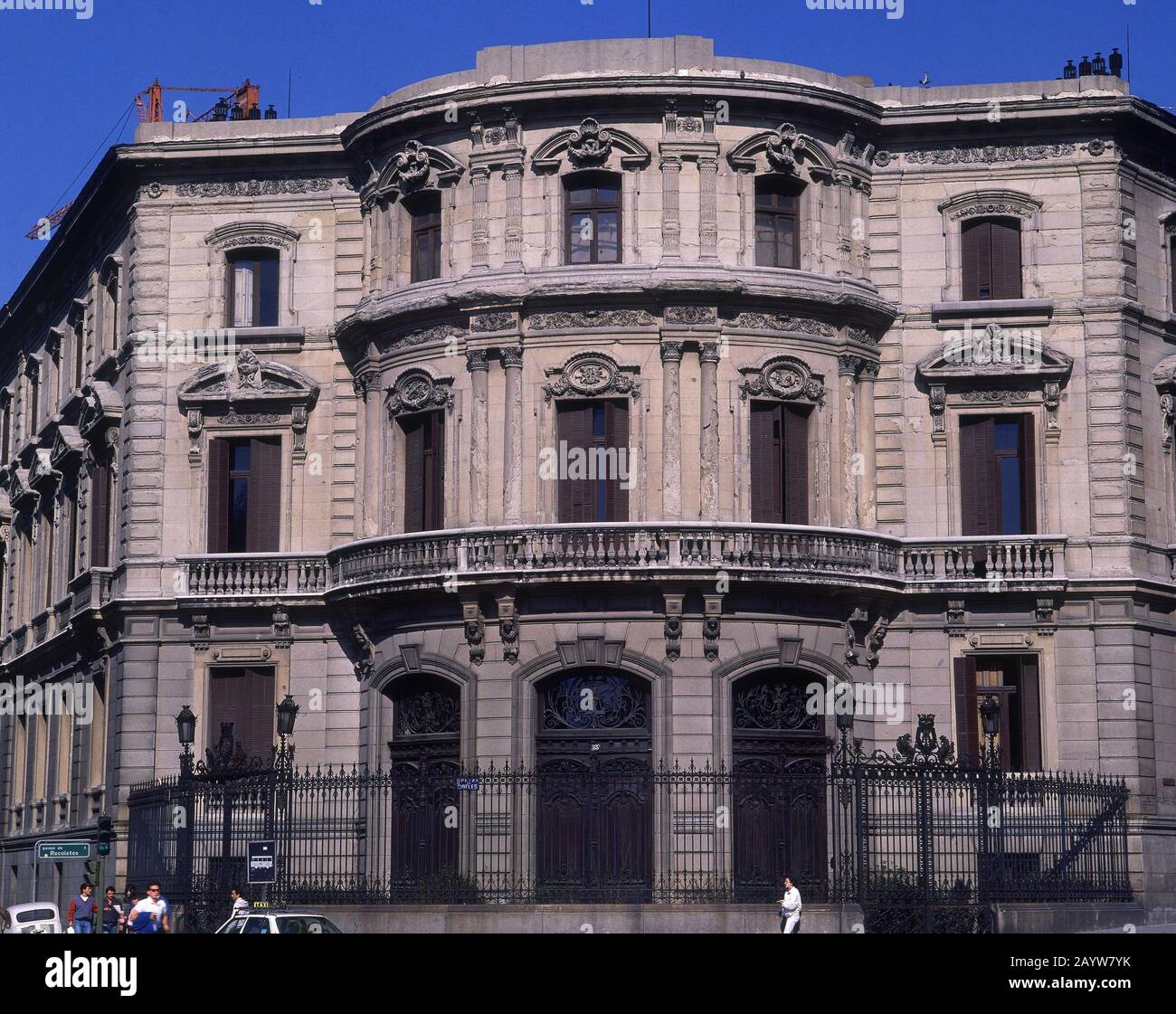 EXTERIOR - FACHADA DEL PALACIO - 1873. Author: COLUBI CARLOS. Location ...
