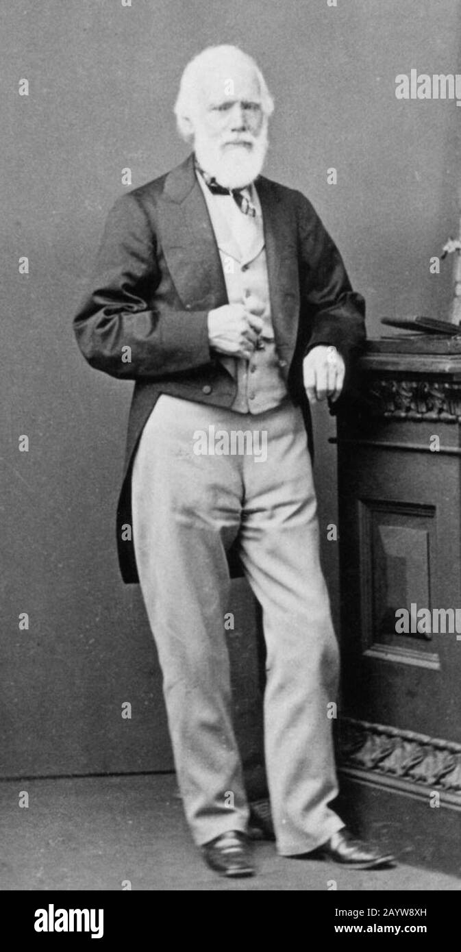 George Fife Angas in his later years Stock Photo - Alamy