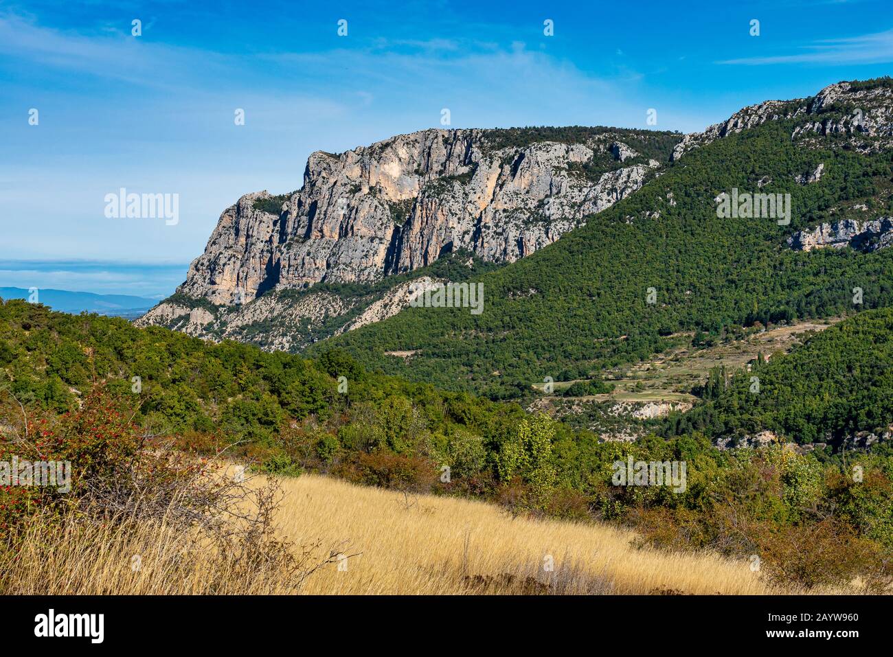 Verdon Gorge, Gorges du Verdon in French Alps, Provence, France Stock ...