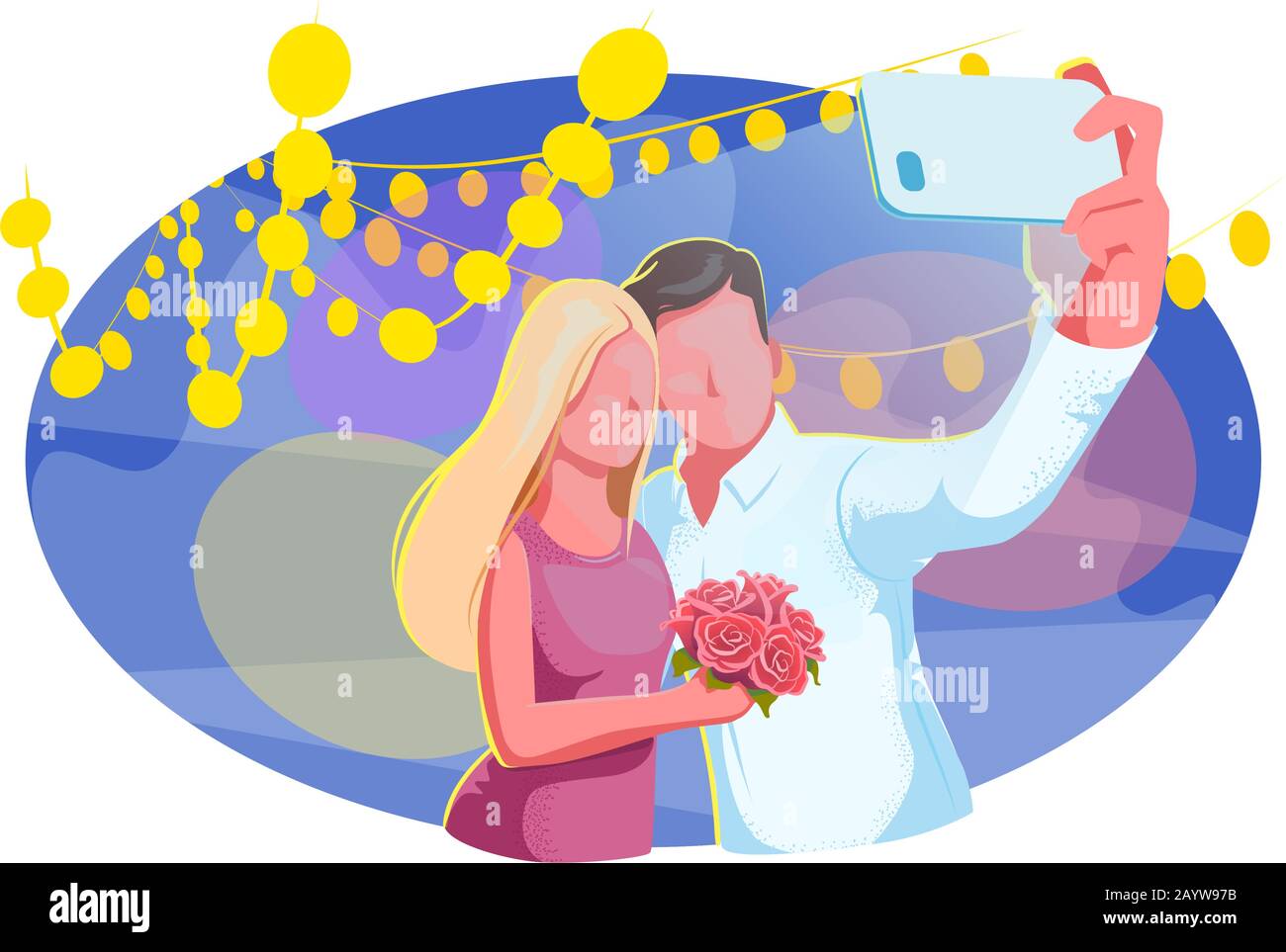 Promenade prom Stock Vector Images - Alamy