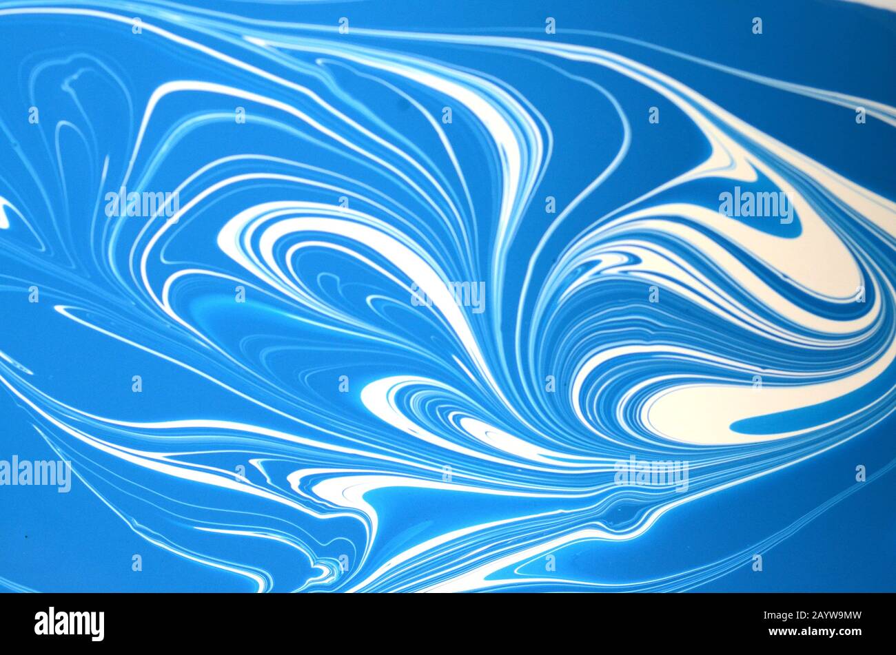 Abstract blue fluid art background. Digital art Stock Photo - Alamy