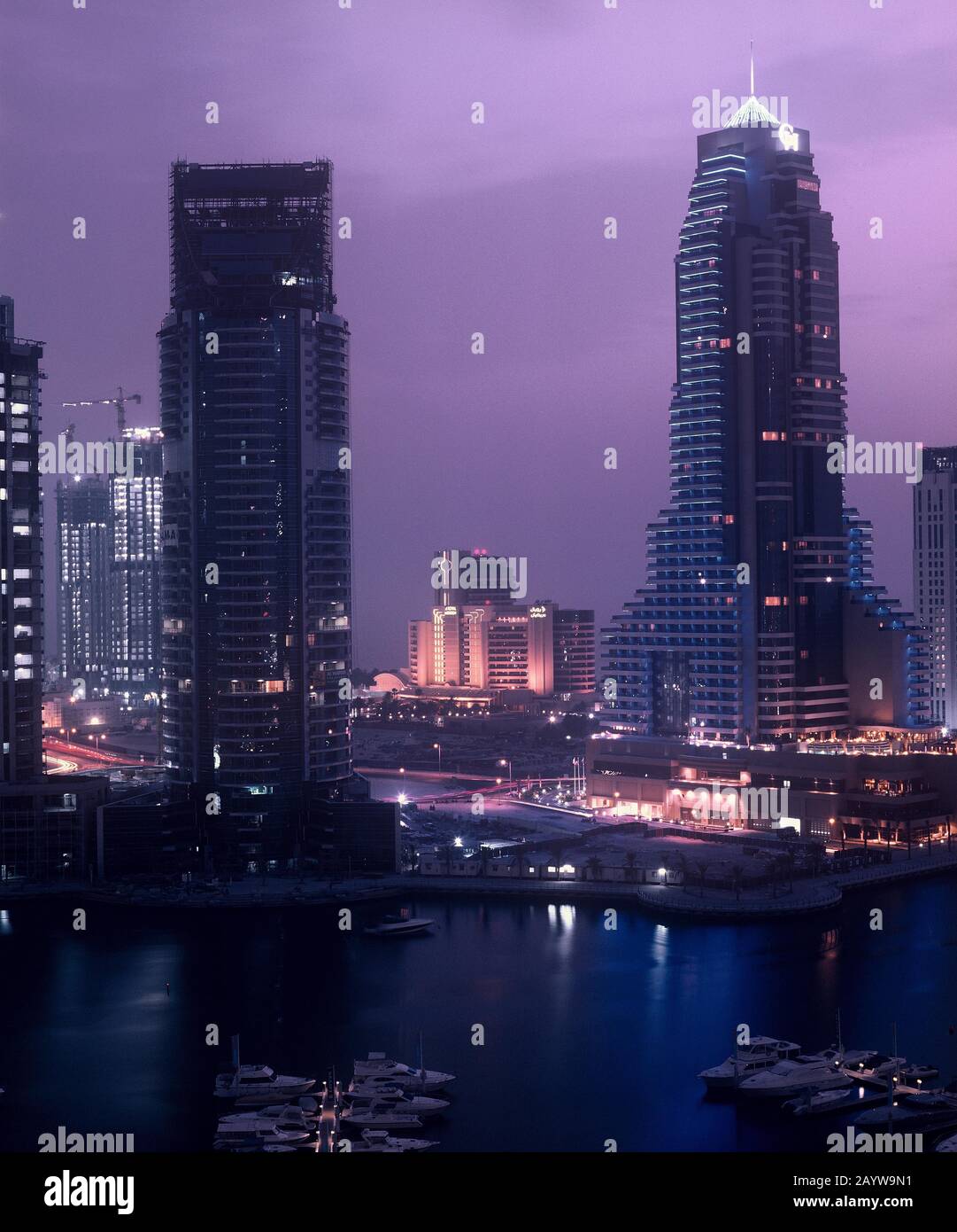 Dubai Marina complex, UAE Stock Photo - Alamy