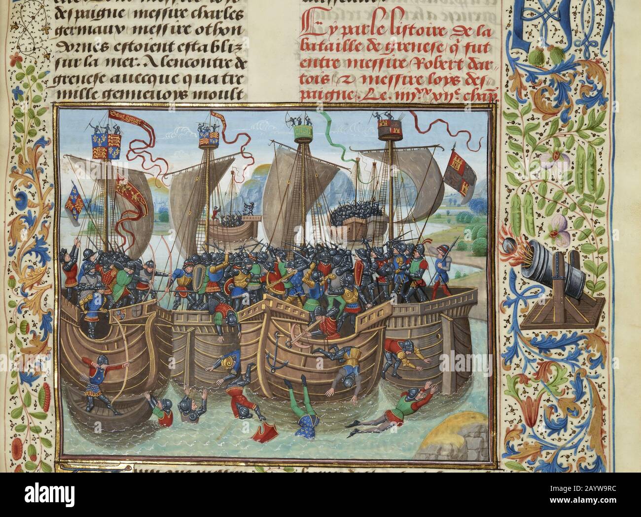Medieval naval battle hi-res stock photography and images - Alamy