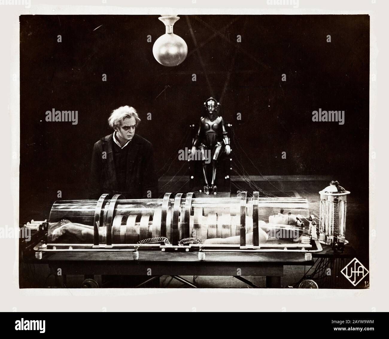 Scene from the film Metropolis by Fritz Lang. Museum: PRIVATE ...