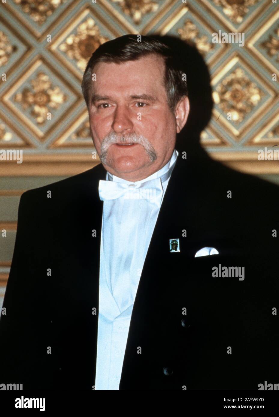 Lech walesa state visit to uk hi-res stock photography and images - Alamy