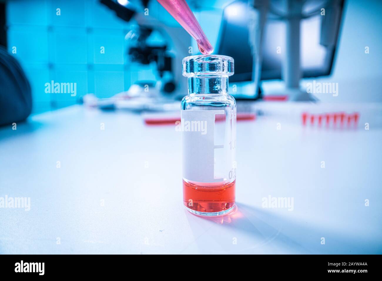 sample of biological sample for DNA analysis Stock Photo - Alamy