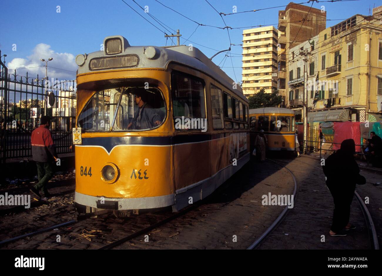 Alexandria tram egypt hi-res stock photography and images - Alamy