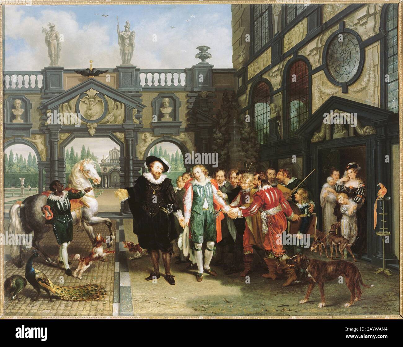 The farewell of Van Dyck. Museum: RUBENSHUIS. Author: Philippe Jacques ...