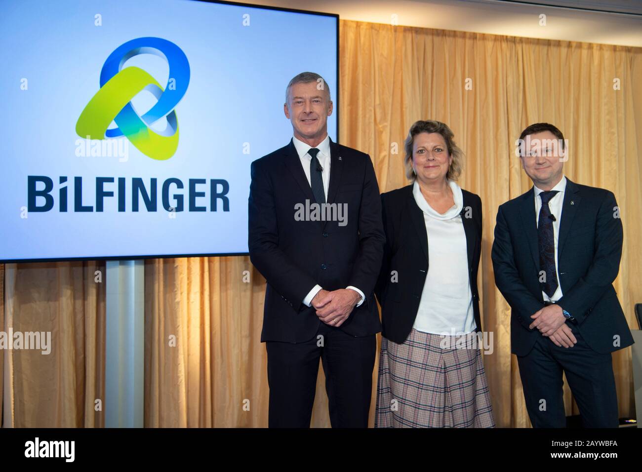 from left: Tom BLADES, Management Chairman of Bilfinger SE, CEO ...