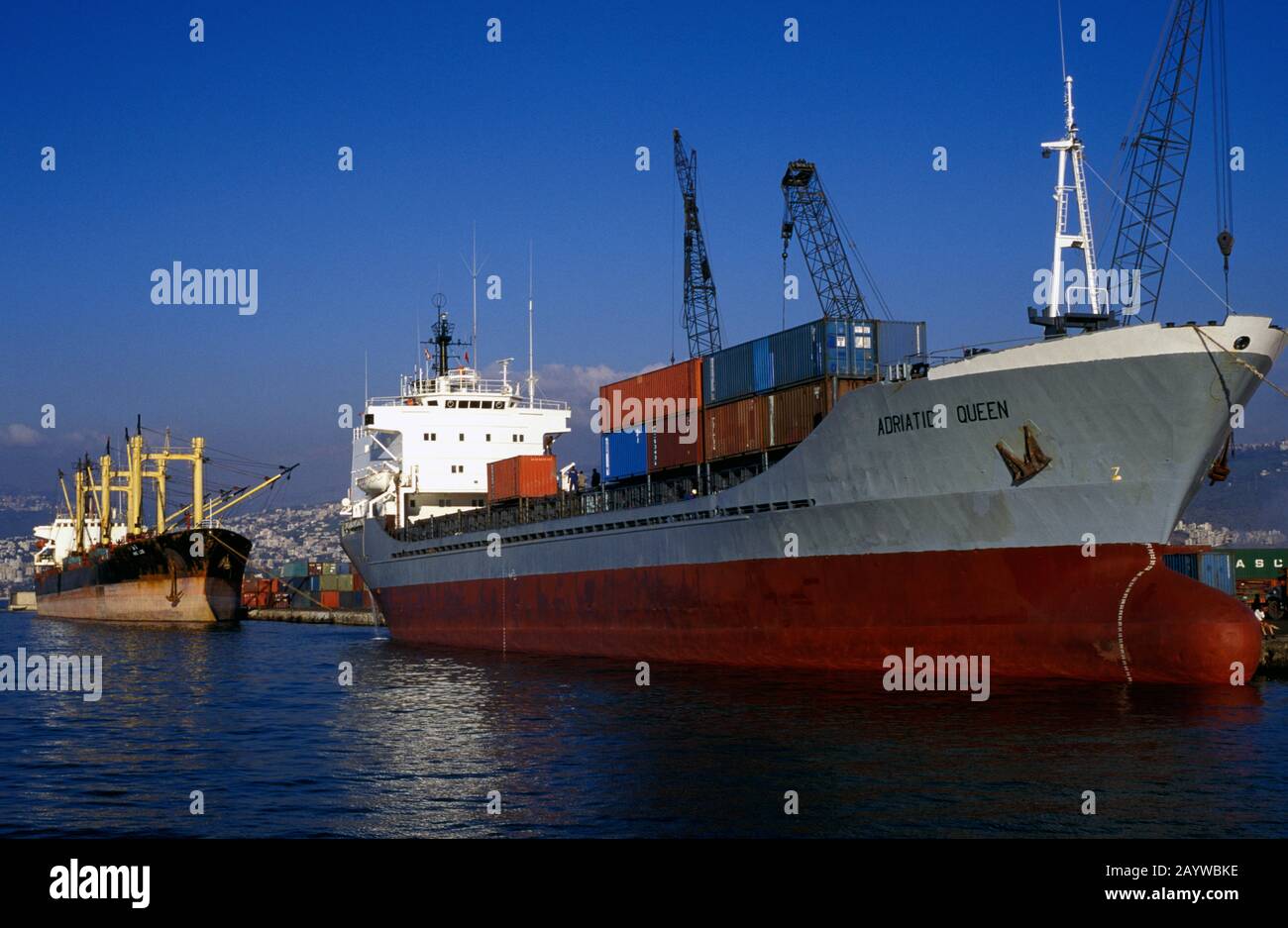 Beirut container ship hi-res stock photography and images - Alamy