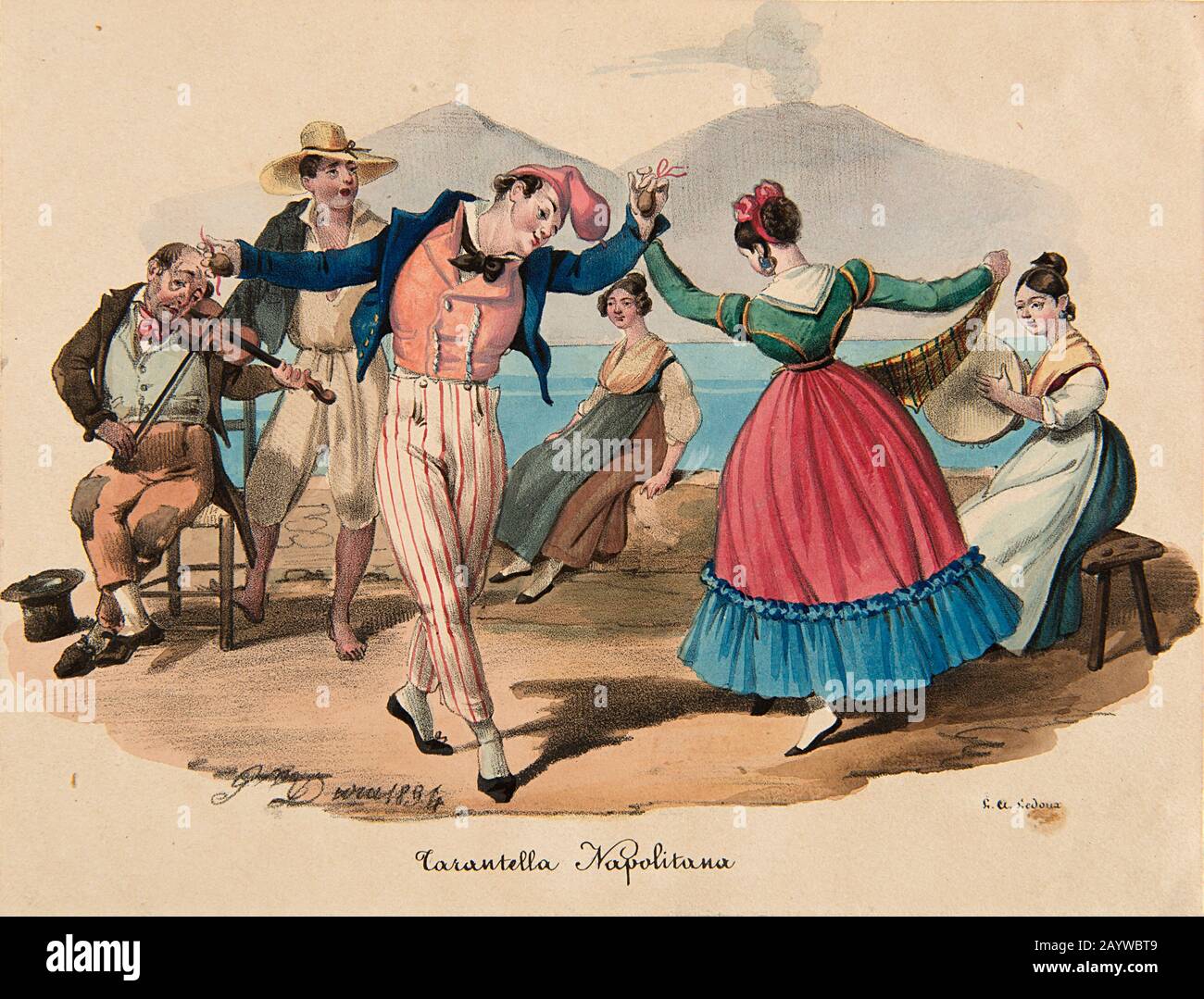 Tarantella dance hi-res stock photography and images - Alamy