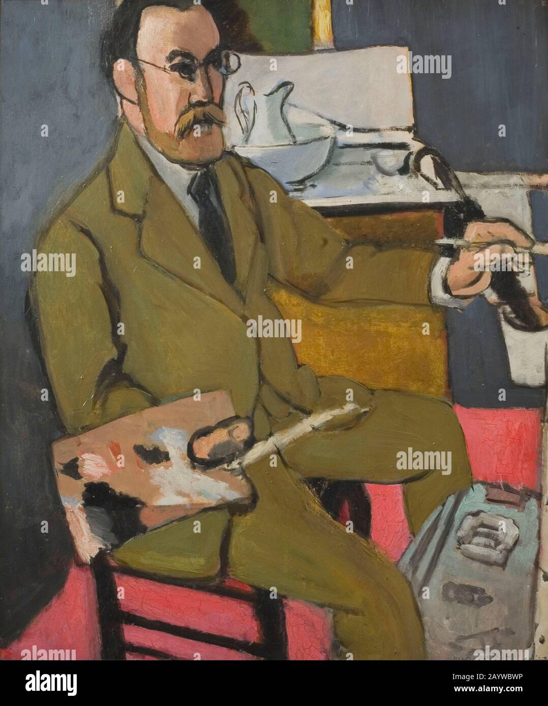 Self-Portrait. Museum: Musée d'Orsay, Paris. Author: HENRI MATISSE ...