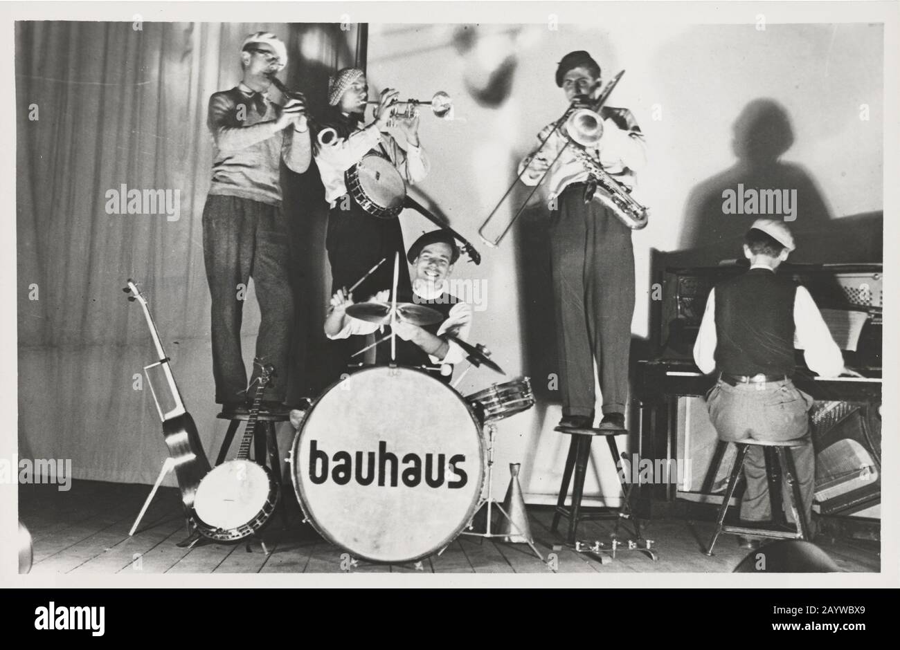 Bauhaus Band Wallpaper