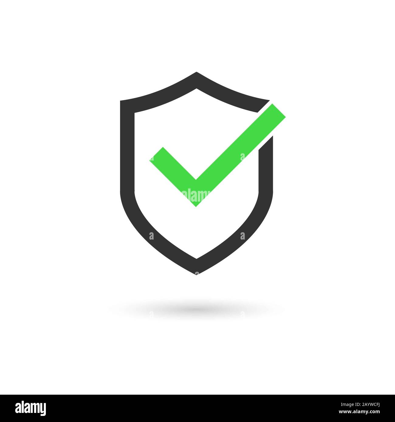 Shield check mark hi-res stock photography and images - Alamy