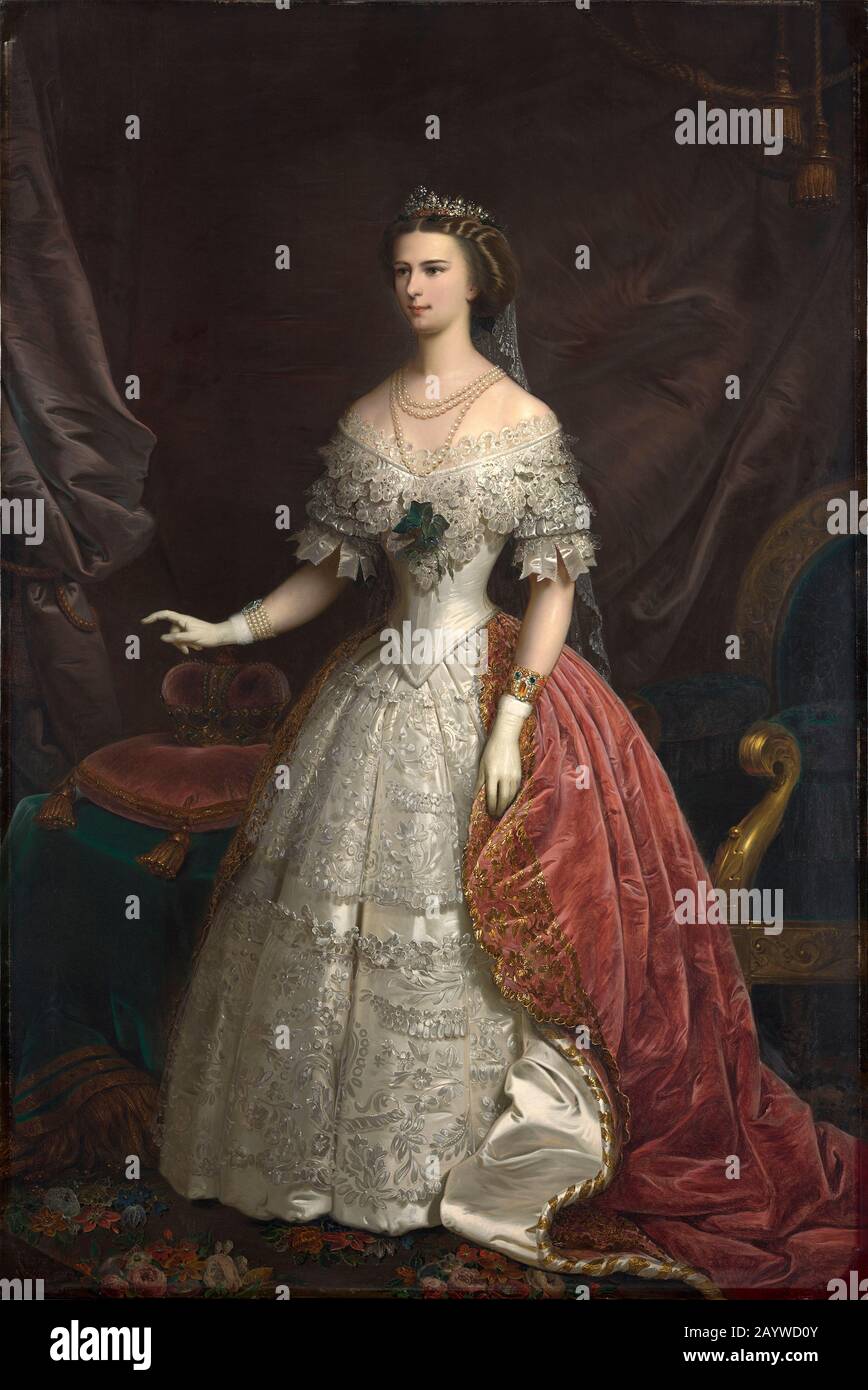 Austria vienna portrait empress sissi hi-res stock photography and ...