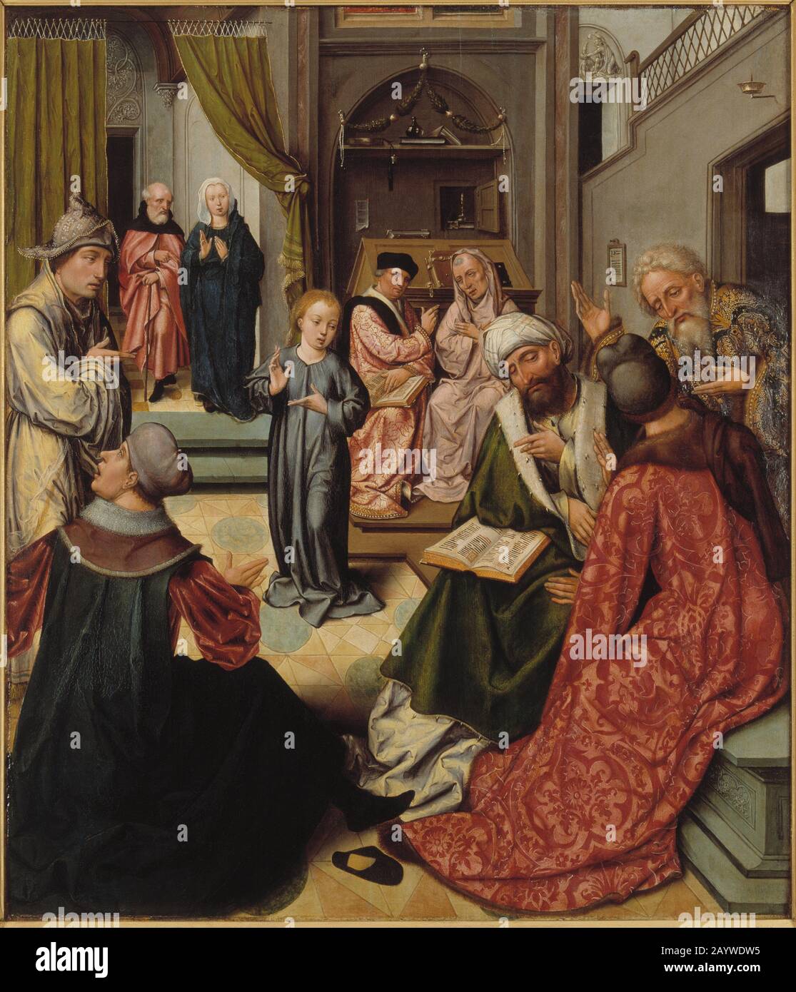 The twelve year old jesus teaching in the temple hi-res stock photography and images - Alamy