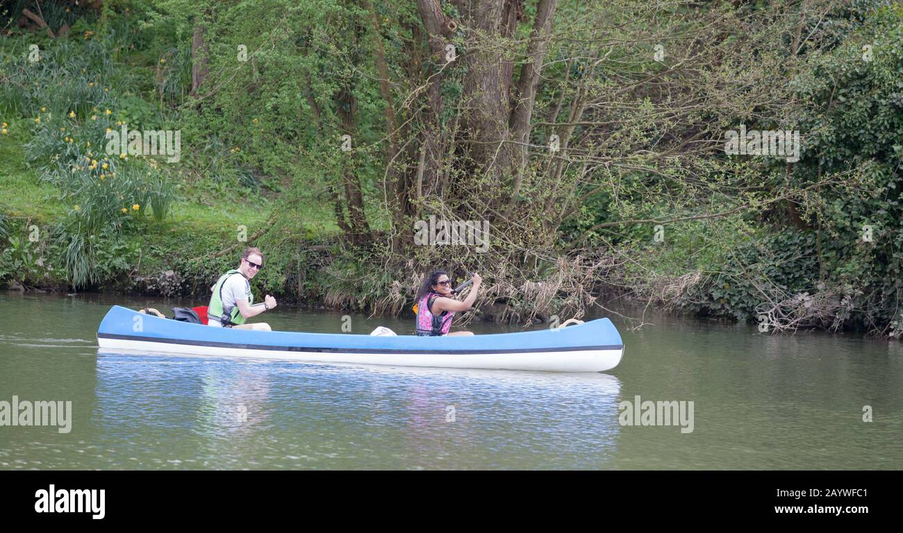 People having fun on the river Stock Photo - Alamy