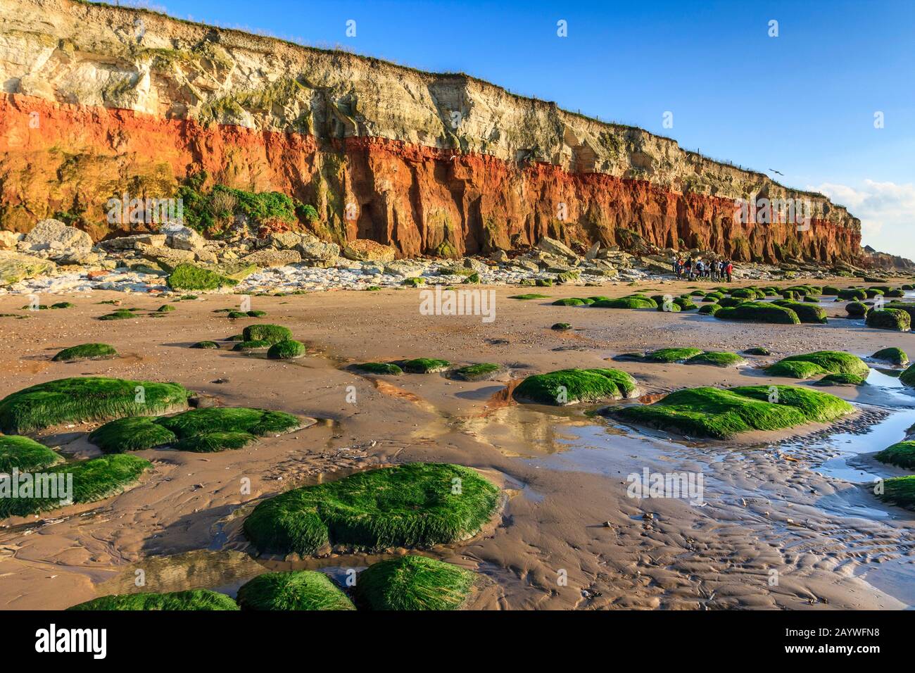 Hunstanton red rocks hi-res stock photography and images - Alamy