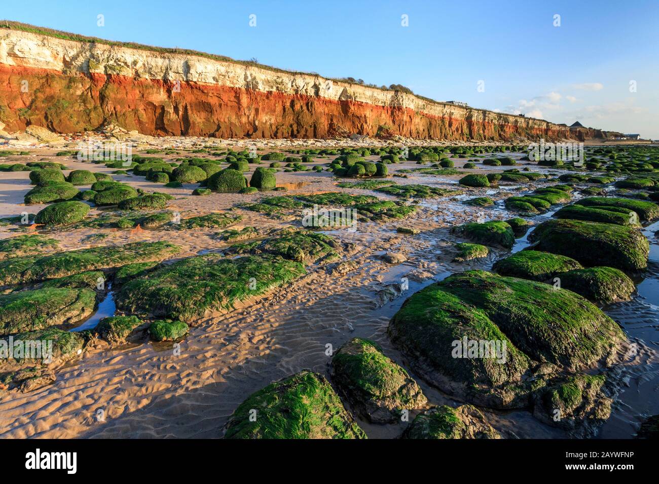 Hunstanton red rocks hi-res stock photography and images - Alamy
