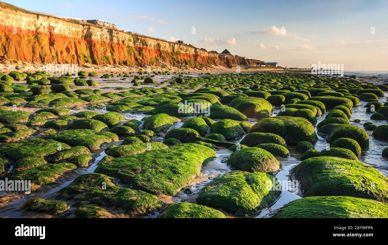 Hunstanton red rocks hi-res stock photography and images - Alamy