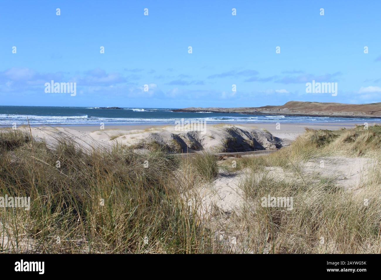 Sand dunes and Marram Grass, Isle of Islay Stock Photo - Alamy