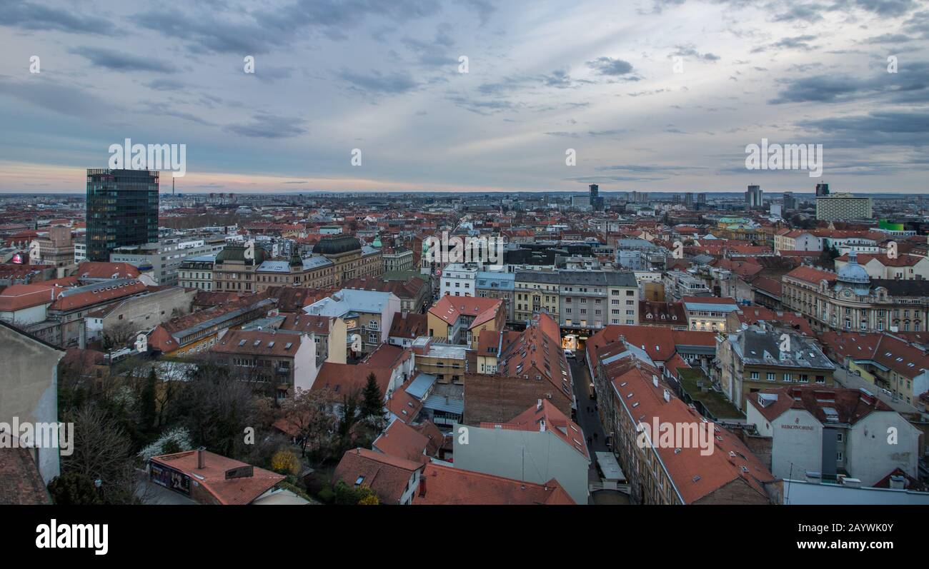 Zagreb city center, Croatia Stock Photo - Alamy